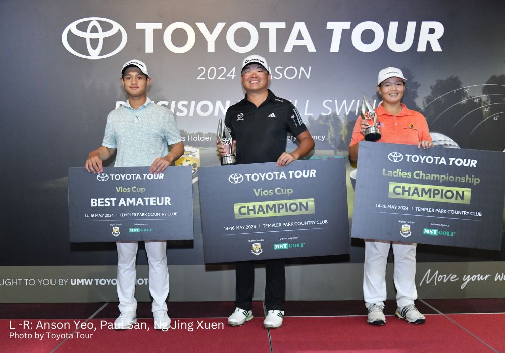 Paul San claims first Toyota Tour trophy at Vios Cup, amateur Ng Jing ...